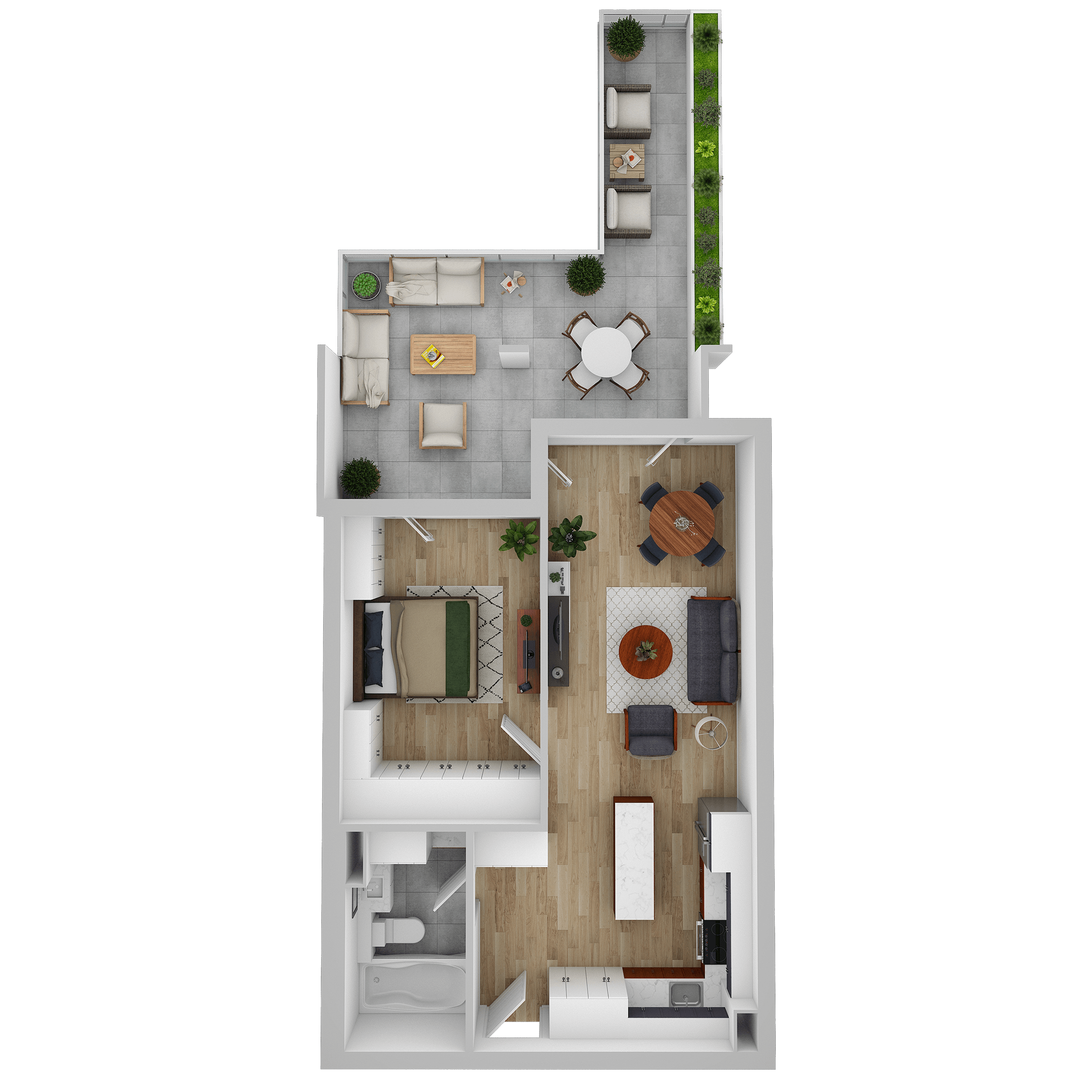 Apartament finisat - 2 camere - Scala Sopor