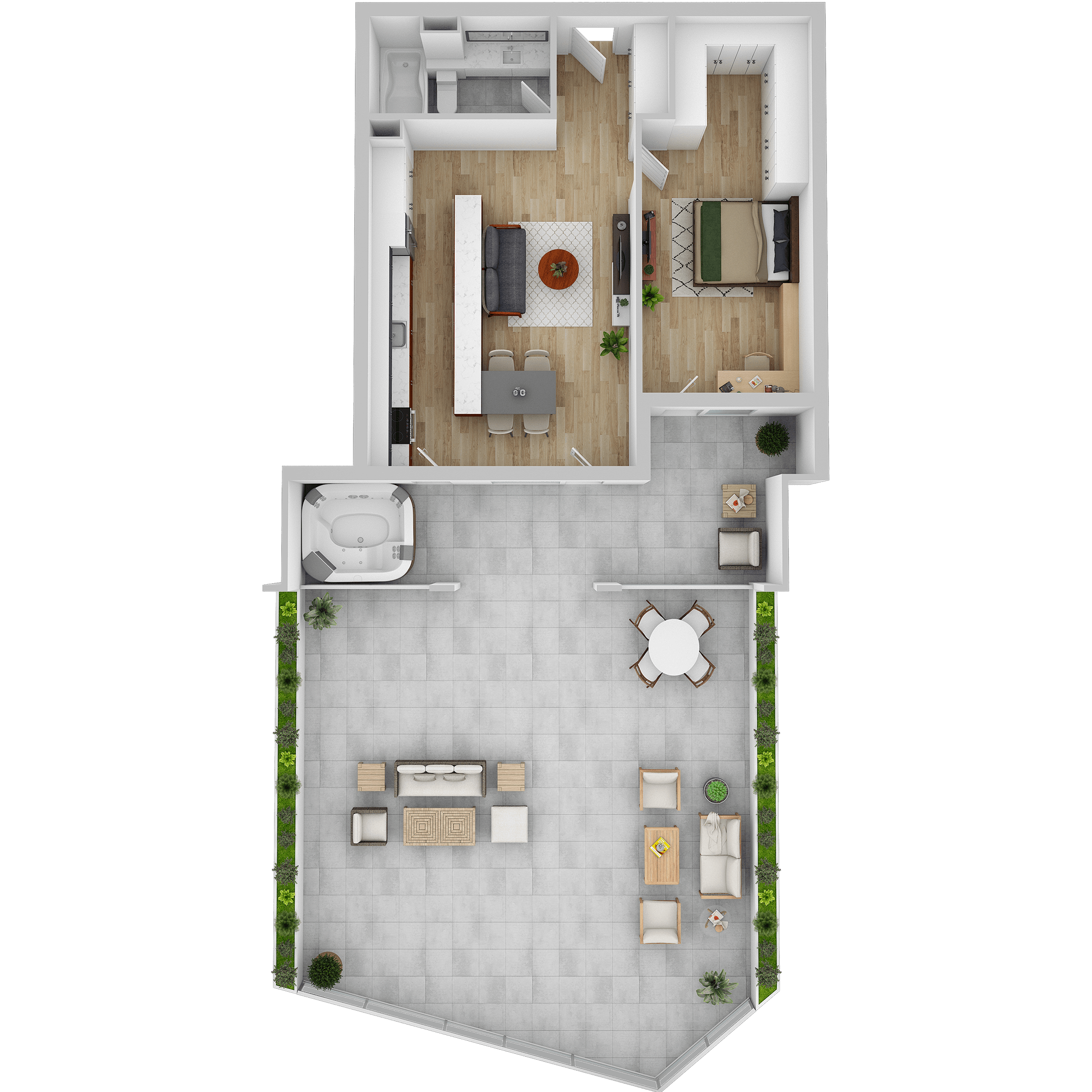 Apartament finisat - 2 camere - Scala Sopor