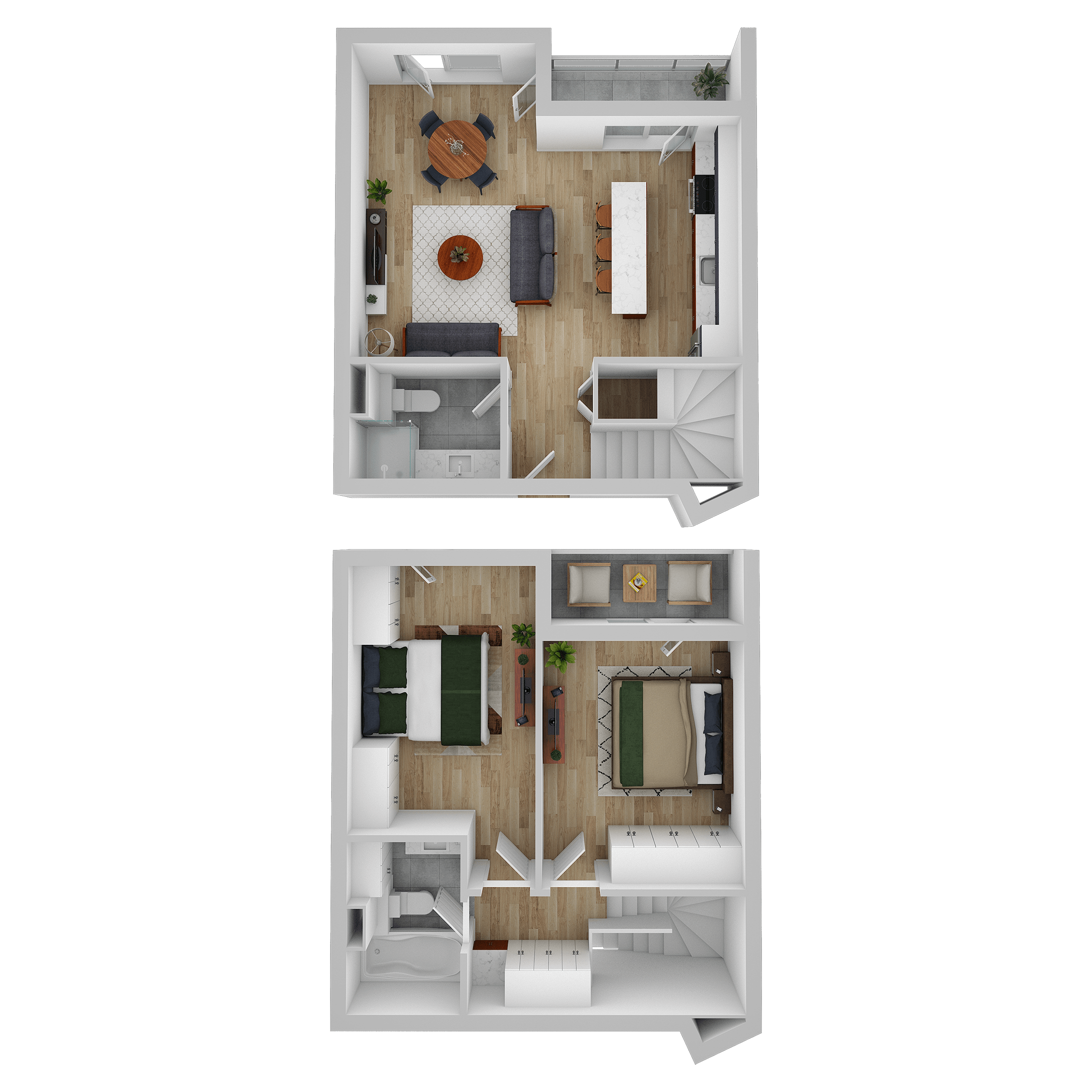 Apartament finisat - 3 camere - Scala Sopor