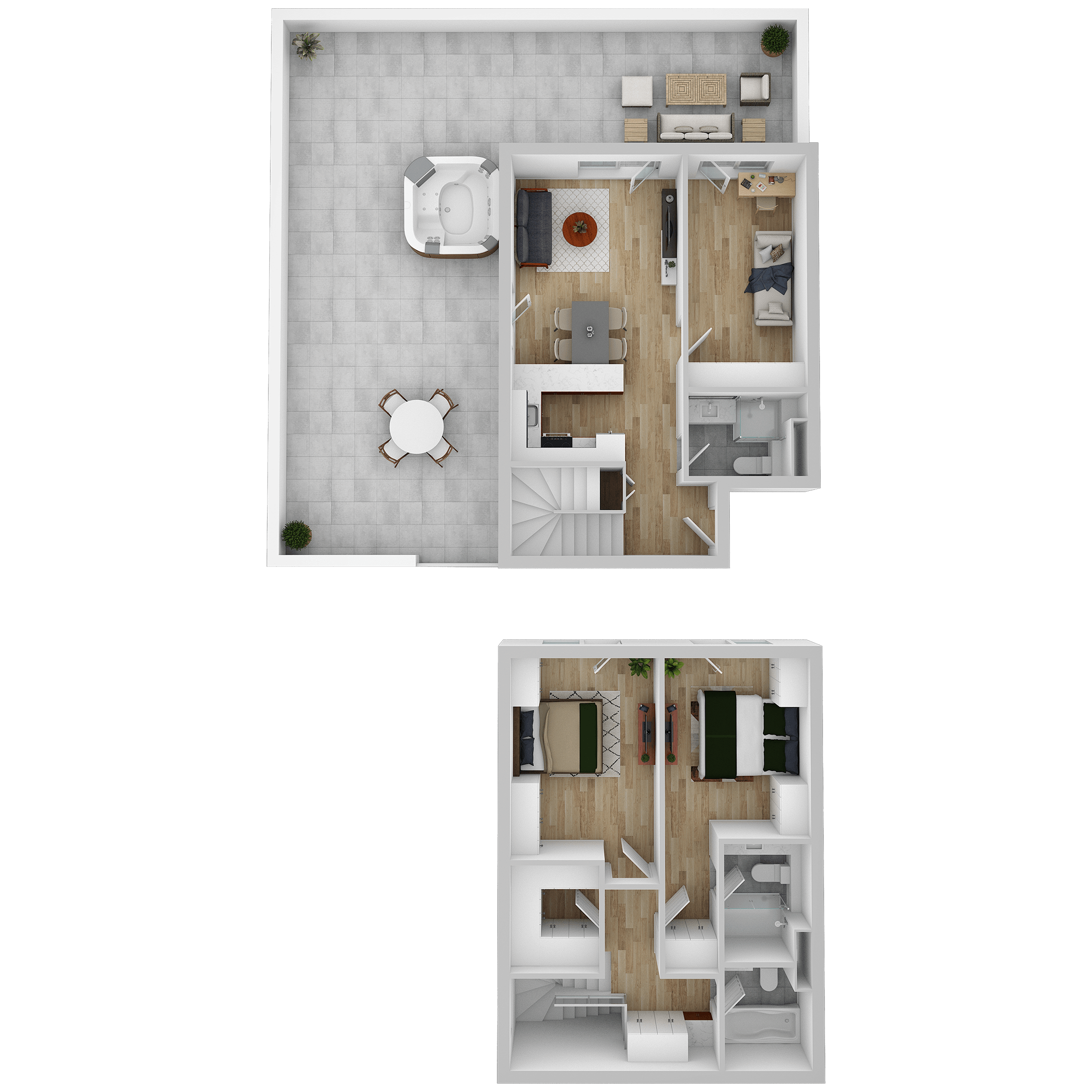 Apartament finisat - 4 camere - Scala Sopor